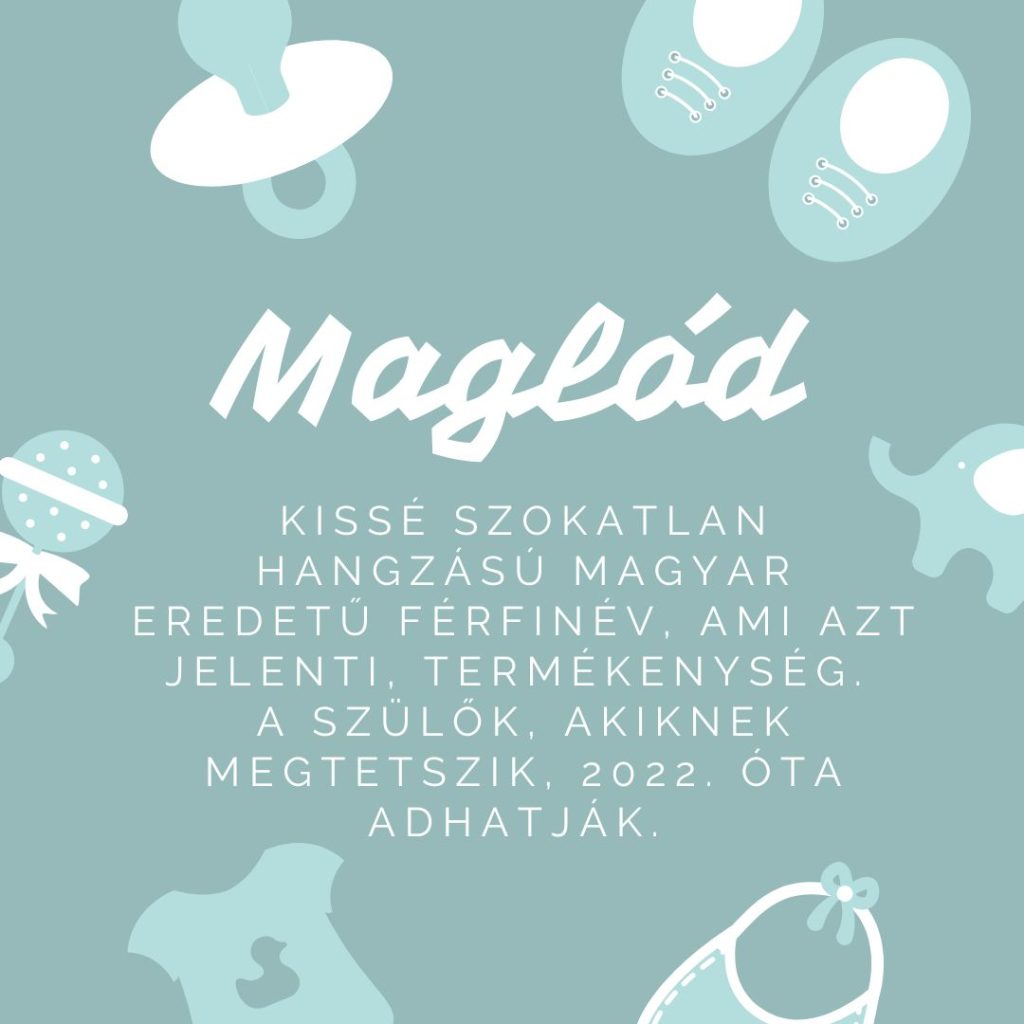 Újonnan elfogadott magyar fiúnevek